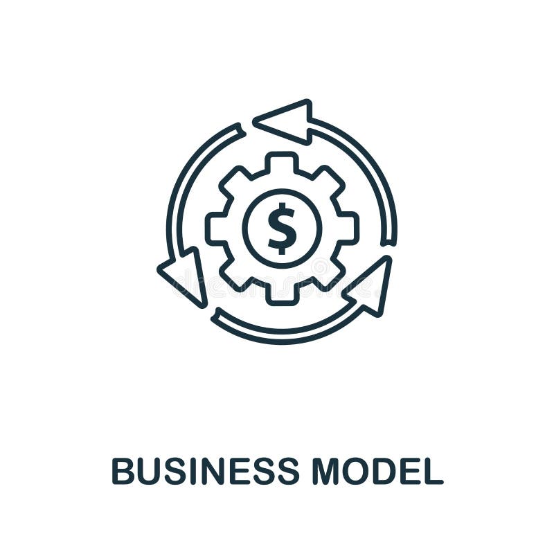 Business Model Icon Set. Premium Symbol in Different Styles from ...