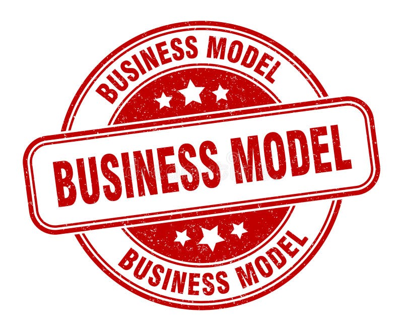 Business Model Stamp. Business Model Round Grunge Sign Stock Vector ...
