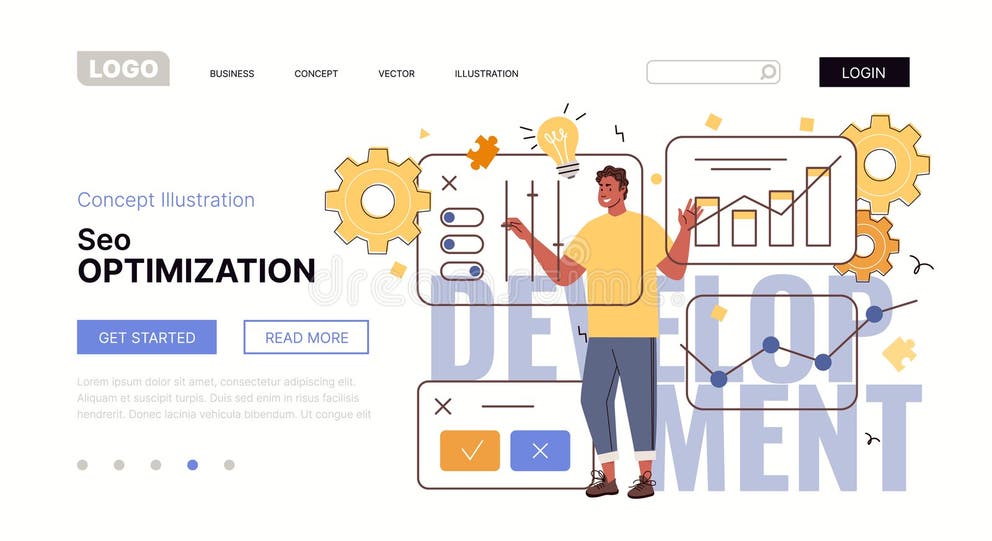 It Business Model, Workflow Concept. Stock Vector - Illustration of ...