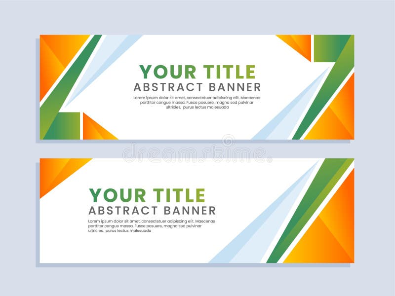 Business Modern Banner Template Stock Vector - Illustration of ...