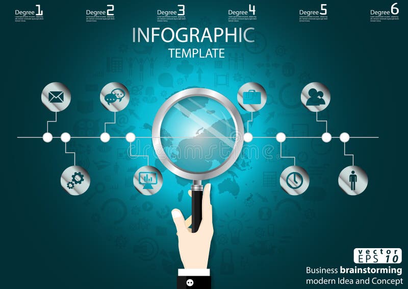 Business Modern Idea and Concept Vector Illustration Infographic ... Business Modern Idea and Concept Vector Illustration Infographic ...