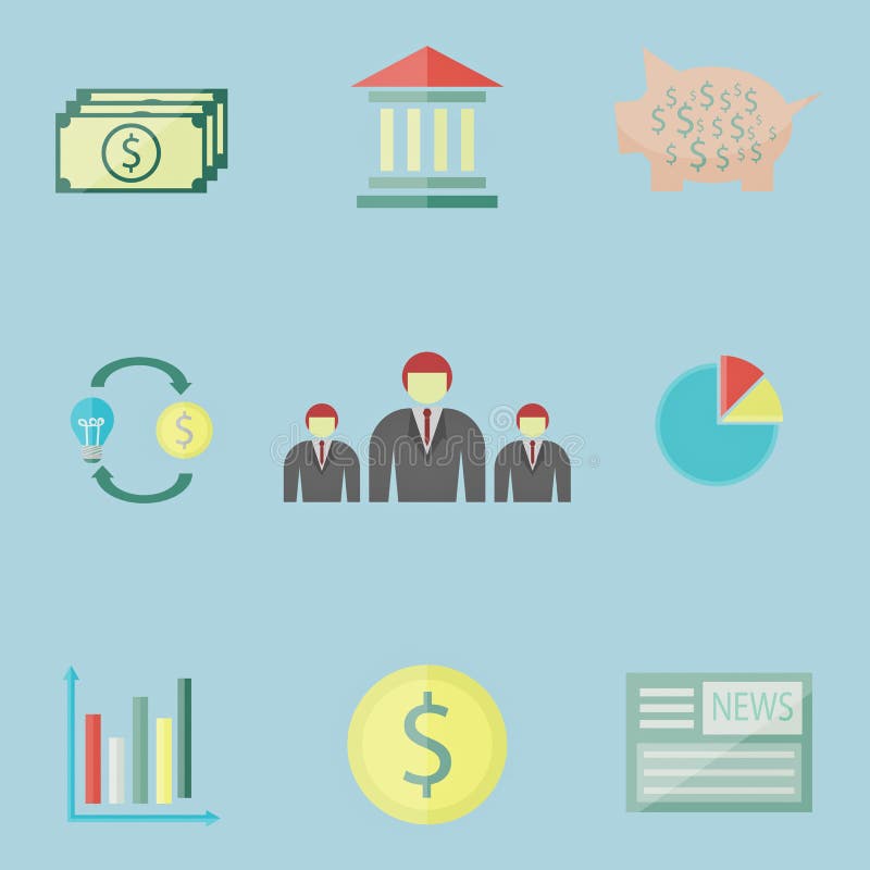 Business money icon stock illustration. Illustration of concept - 39150729