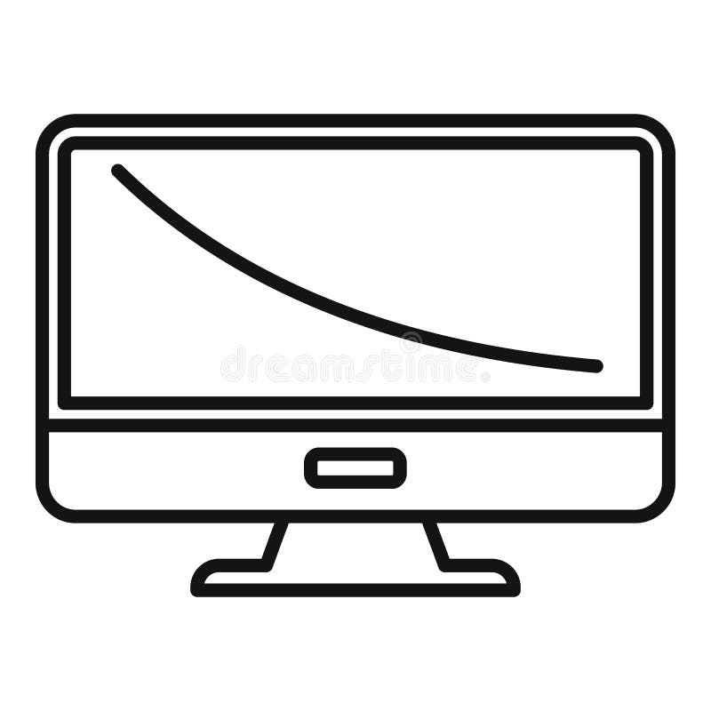 Business Monitor Icon Outline Vector. Computer Pc Stock Vector ... Business Monitor Icon Outline Vector. Computer Pc Stock Vector ...