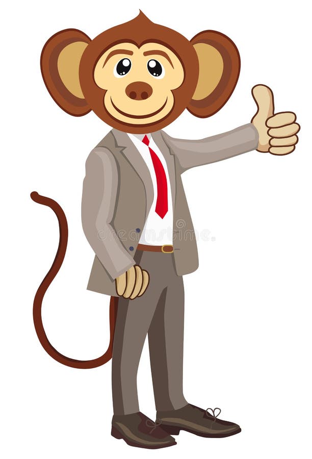 Thumbs Up Monkey Stock Illustrations – 62 Thumbs Up Monkey Stock ...