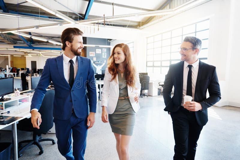 Business is Moving in the Right Direction Stock Image - Image of young ...