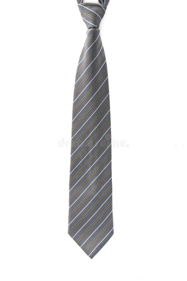 Business Neck Tie on White Background. Stock Image - Image of knot ...