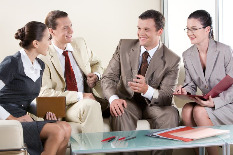 Business negotiations stock photo. Image of idea, folder - 6629494