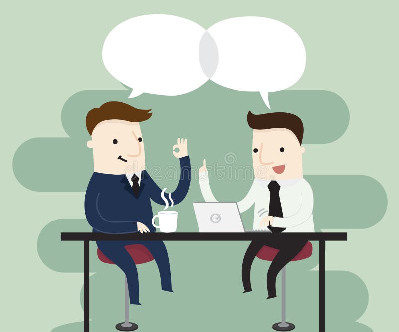 Business negotiations stock vector. Illustration of concept - 102121882