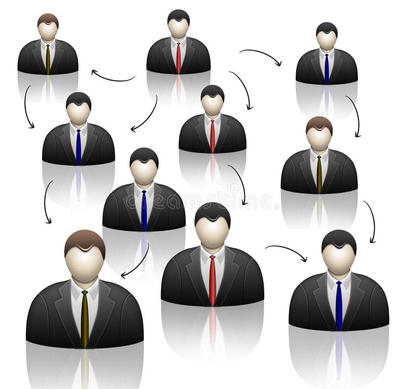 Business Network stock illustration. Illustration of network - 27094133