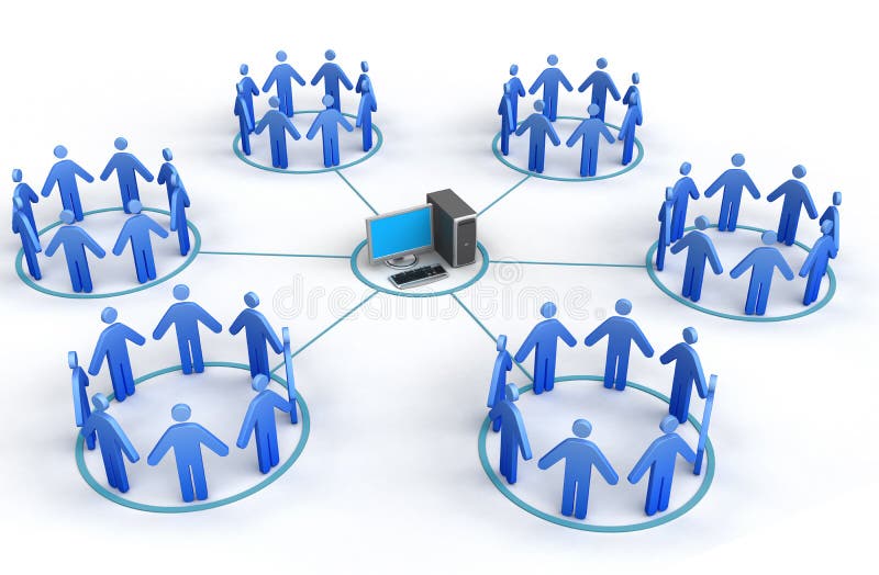 Business Network stock illustration. Illustration of partnership - 4867769