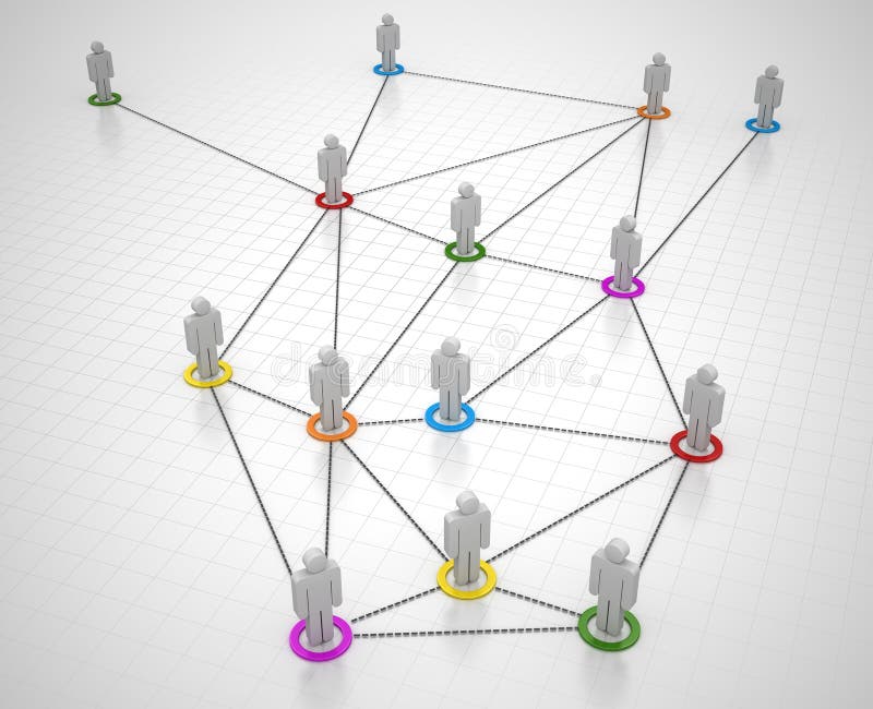 Business Network stock illustration. Illustration of network - 58455945