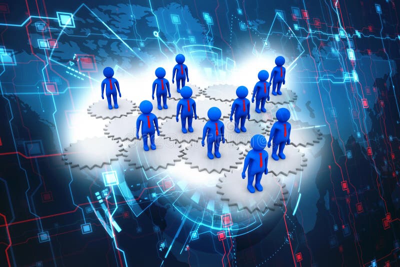 Business Network Concept Background, Social Networks and Interaction ...