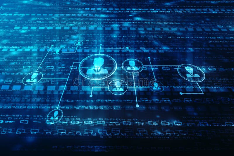 Business Network Concept Background, Social Networks and Interaction ...