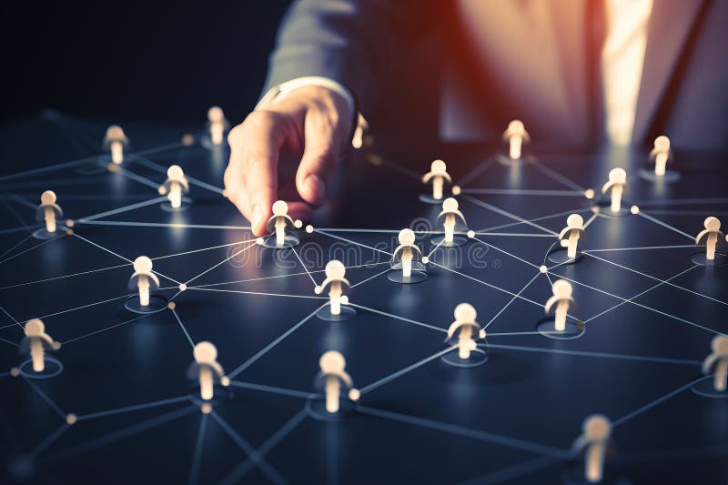 Business Network Concept. Management Strategy. Human Resources ...