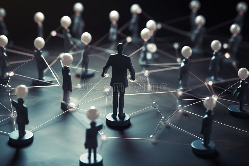 Business Network Concept. Management Strategy. Human Resources ...