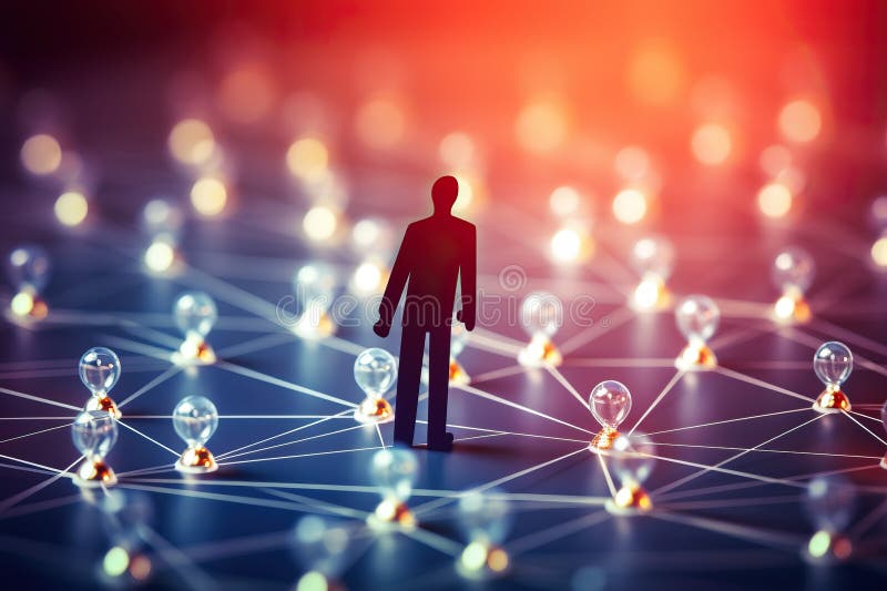 Business Network Concept. Management Strategy. Human Resources ...