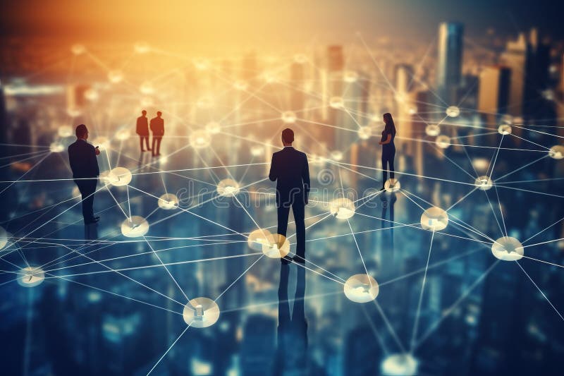 Business Network Concept. Management Strategy. Human Resources ...