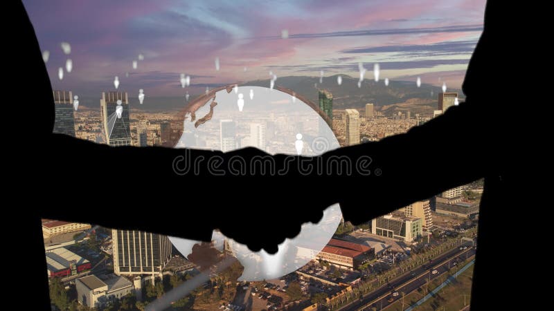 Business Network Concept. Teamwork. Partner Ship. Shaking Hands Stock ...