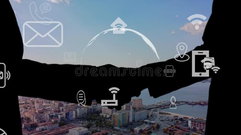 Business Network Concept. Teamwork. Partner Ship. Shaking Hands Stock ...