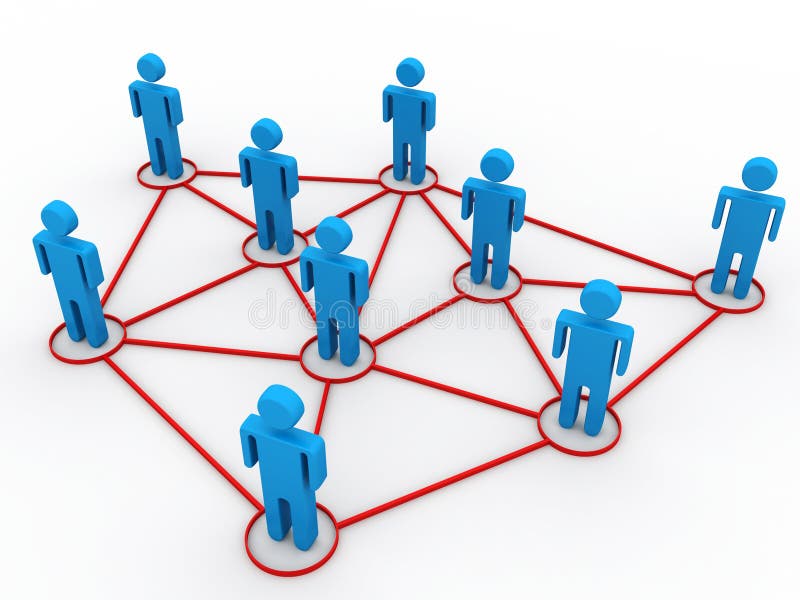 Business network concept stock illustration. Illustration of chart ...