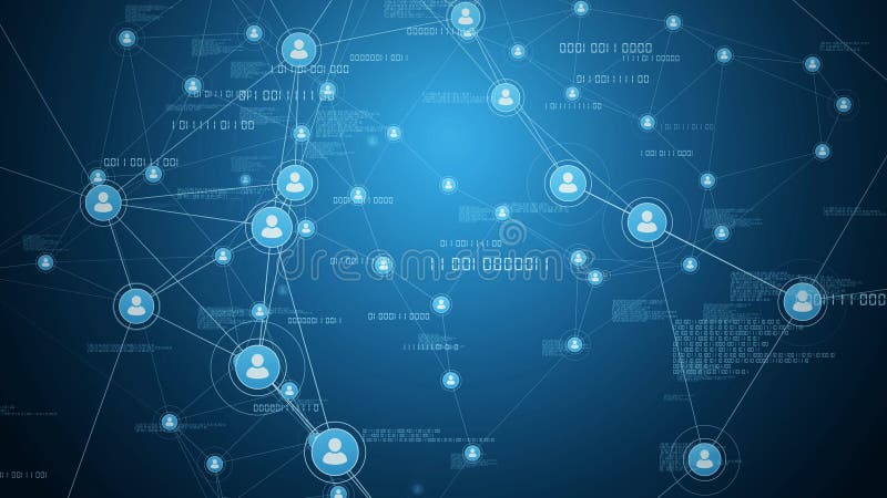 Business Network Connections Concept Illustration Stock Illustration ...