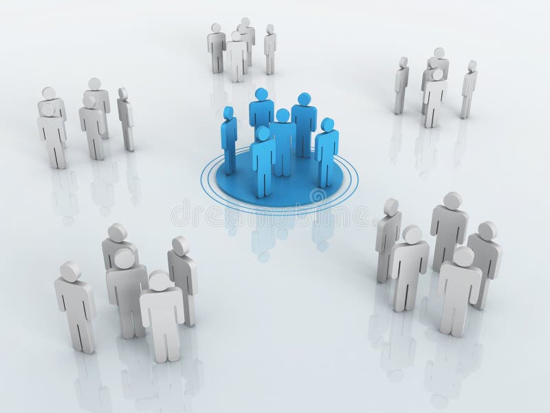 Business network graph stock illustration. Illustration of computer ...