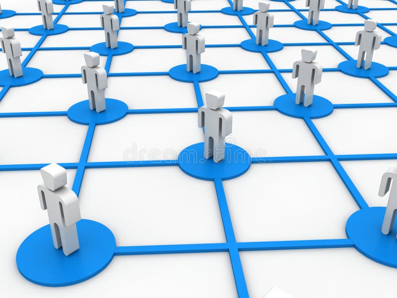 Business Network stock illustration. Illustration of recruitment - 43007771