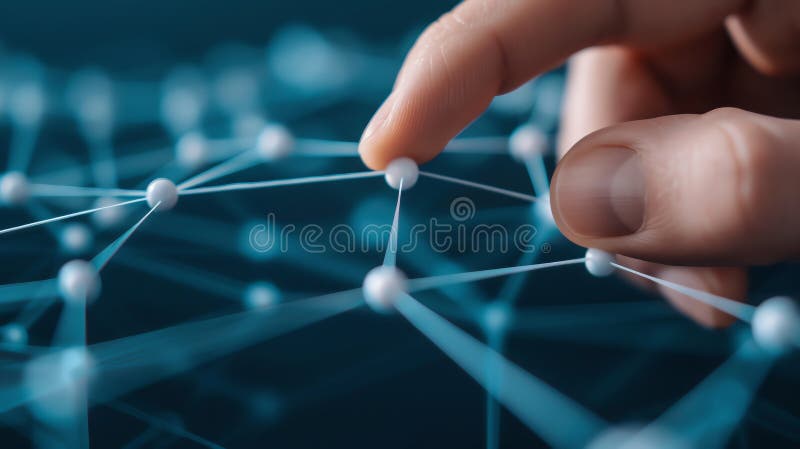 Business Networking Event Connecting Dots Forming a Network Stock ...