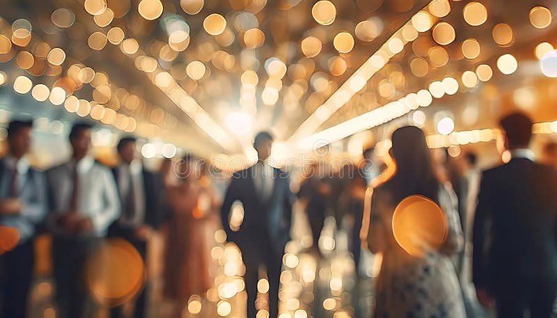 Business Networking Event with People Dressed in Formal Attire in a ...