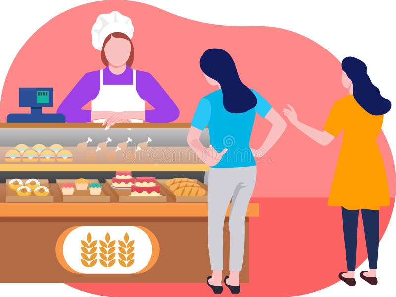 Fast food store business stock vector. Illustration of desert - 223467903