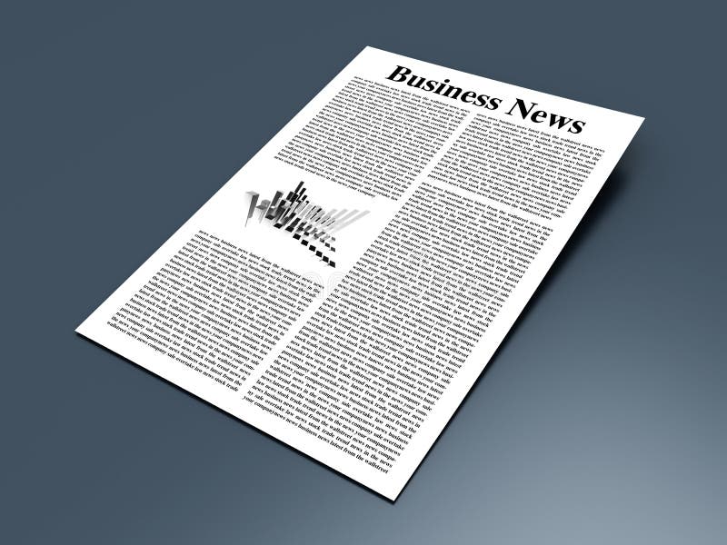 Business News stock illustration. Illustration of text - 26117446