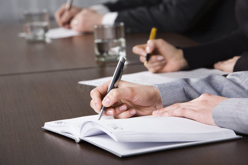 Business notes stock image. Image of personal, conference - 2591371