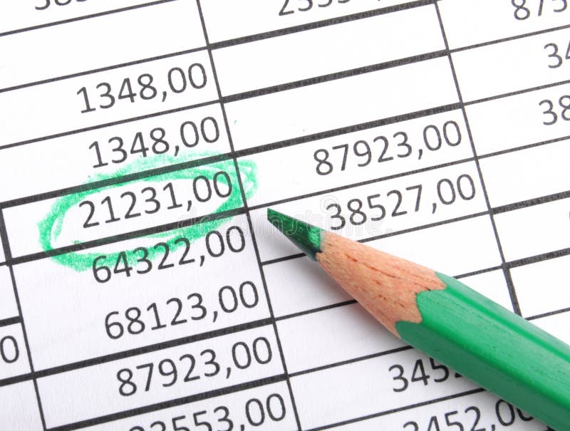 Business numbers stock image. Image of pencil, growing - 16461527