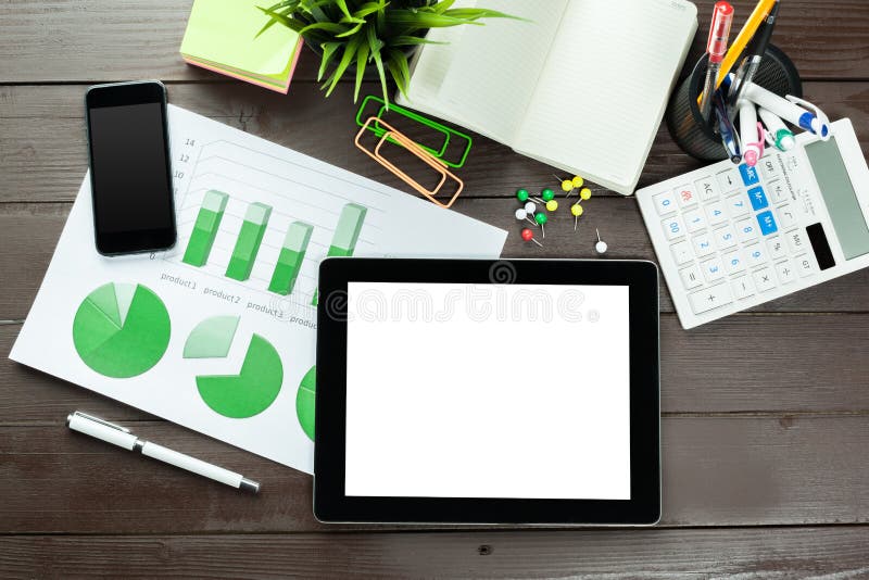 Business objects stock photo. Image of digital, notebook - 78058946