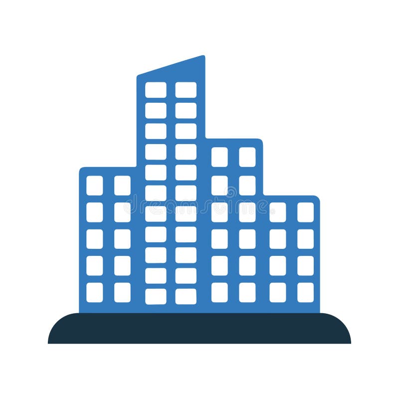 Business Office Building Icon Stock Vector - Illustration of real ...