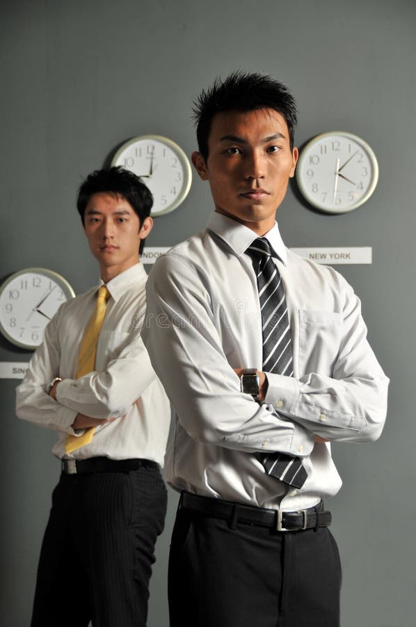 Business Office with Clocks 73 Stock Photo - Image of hour ...