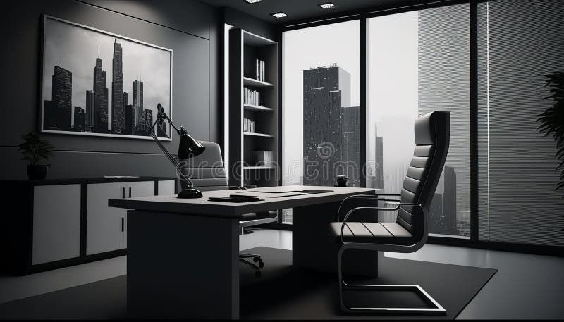 Business Office Design Background. UI UX Design Stock Illustration ...