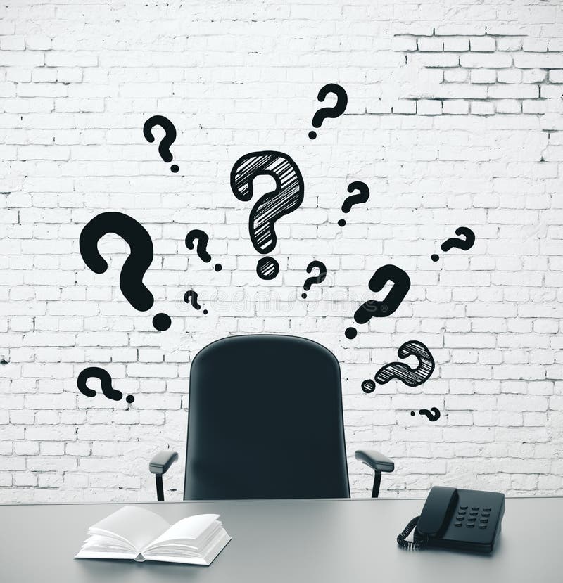 Conference Table Question Mark Stock Illustrations – 83 Conference ...