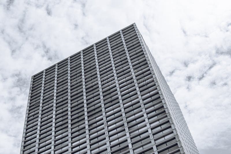 Business Office Skyscraper and Sky Stock Image - Image of center ...