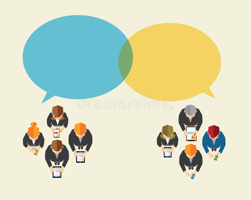 Business and Office Social Network Vector Design Stock Illustration ...