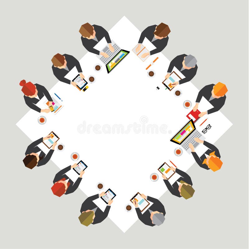 Business and Office Social Network Vector Design Stock Illustration ...