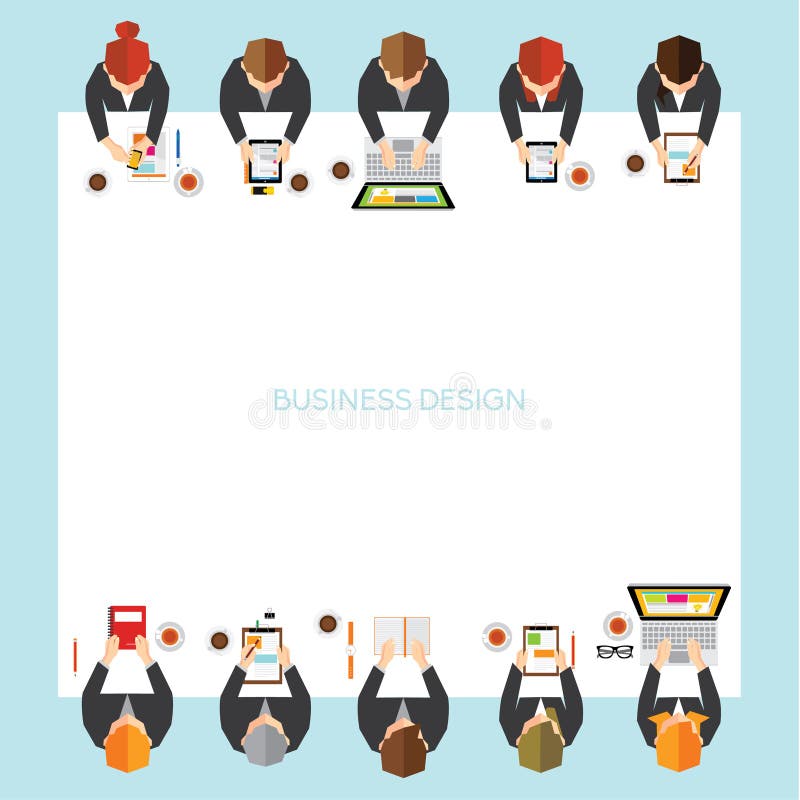 Business and Office Vector Design Stock Illustration - Illustration of ...