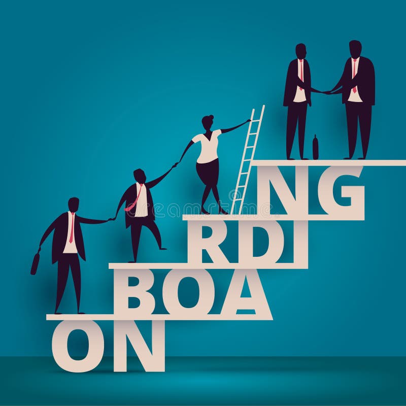 Business Onboarding Concept. HR Manager Hiring Employee or Workers for ... Business Onboarding Concept. HR Manager Hiring Employee or Workers for ...