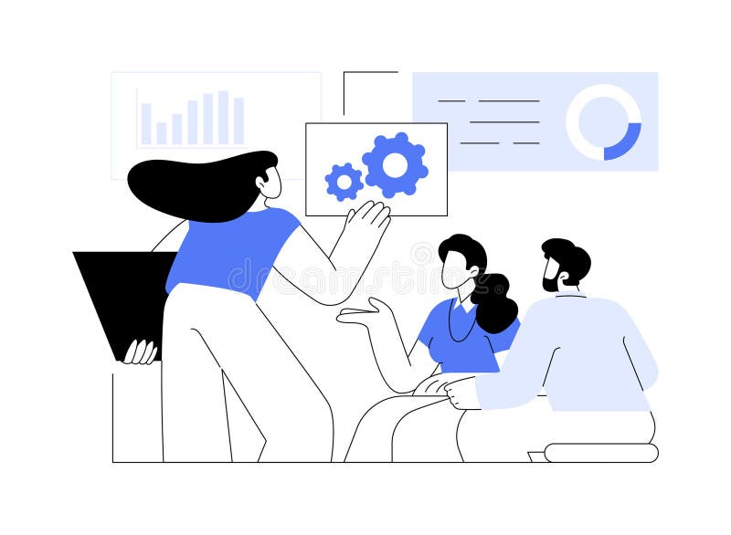 Business Operations Management Isolated Cartoon Vector Illustrations ...