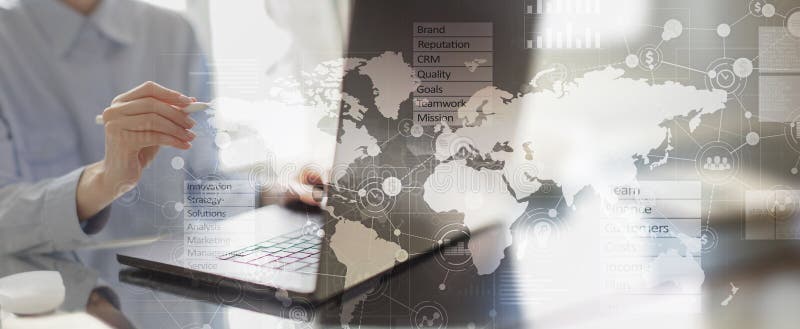 Business Operations and Strategy on a Wide Banner, Business and ...