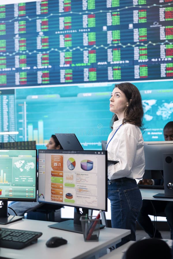 Business Operator Gathering Insight on Key Performance Indicators Stock ...