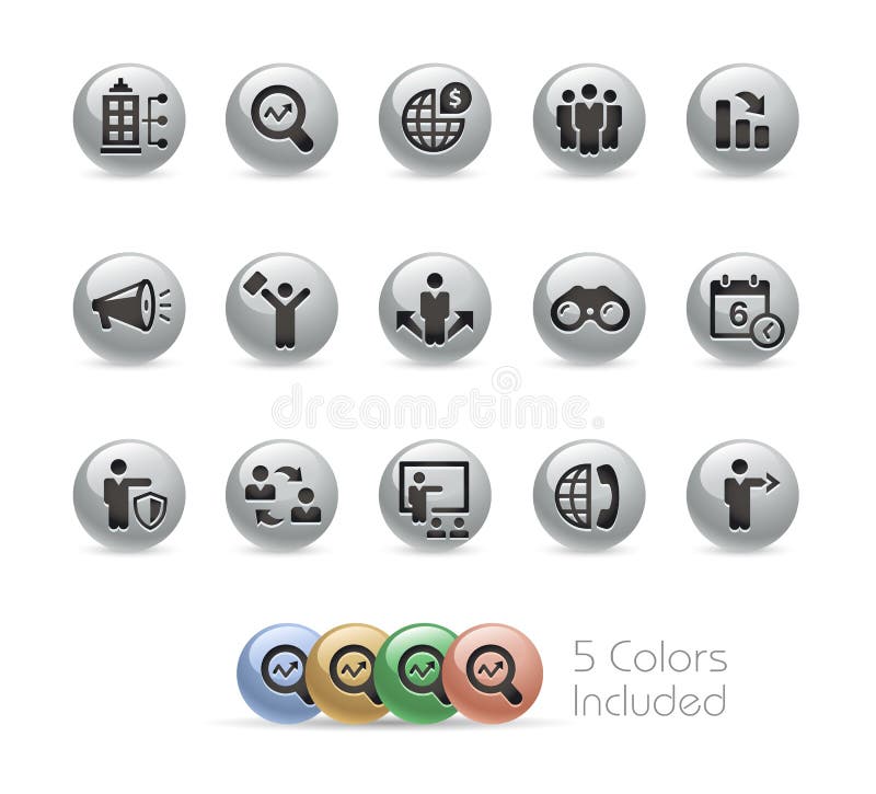 Business Opportunities Icons -- Matte Series Stock Vector ...