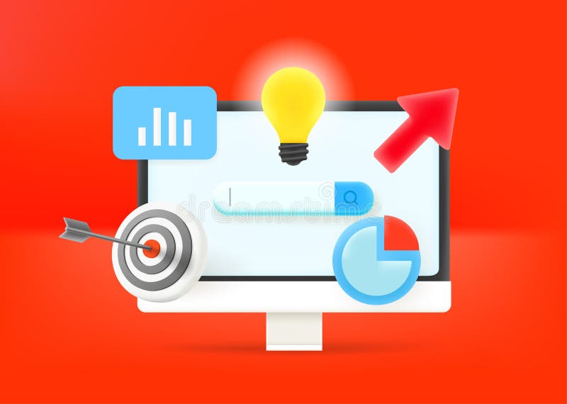 Business Optimization Concept Stock Vector - Illustration of motivation ...