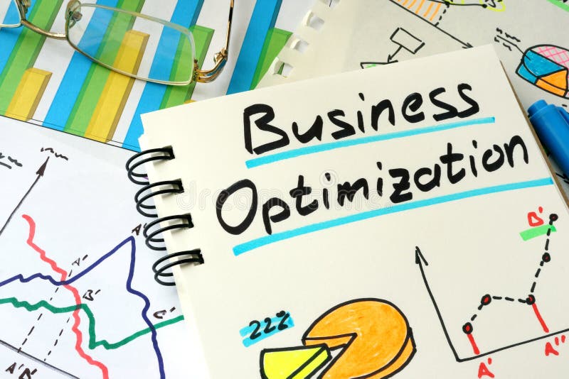 Business Optimization Written on a Notepad. Stock Image - Image of ...