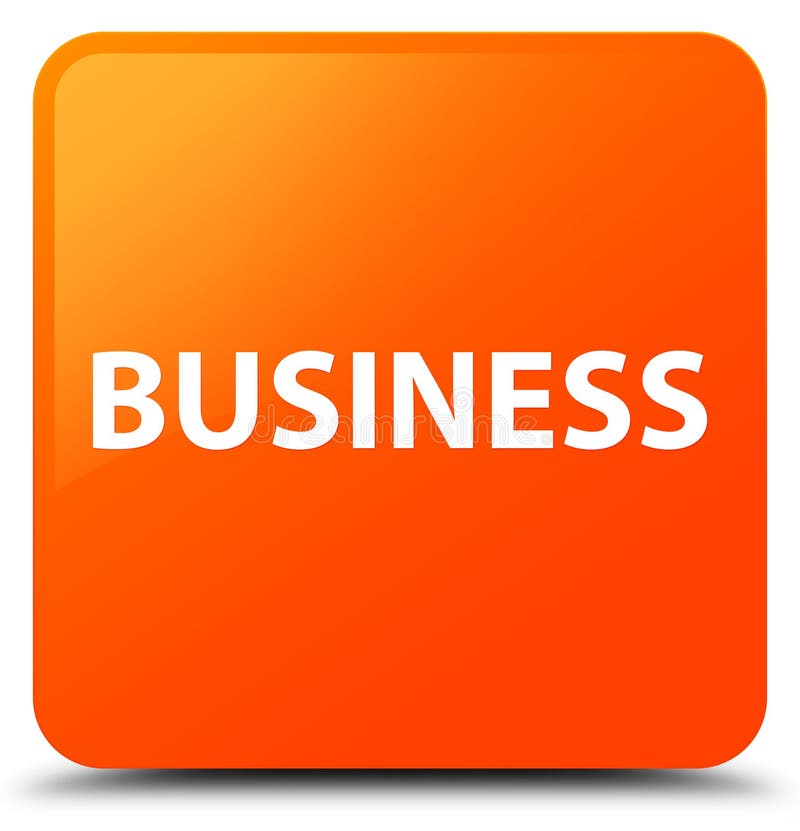 Business Orange Message Icons Set Stock Vector - Illustration of bank ...